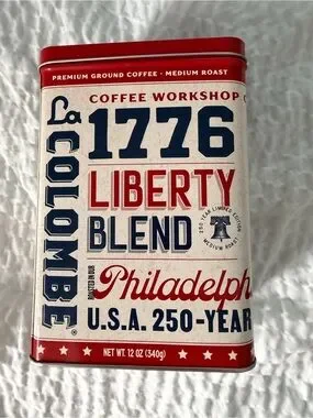 La Colombe | Accents | La Colombe 776 Liberty Blend Coffee Tin Red ...
